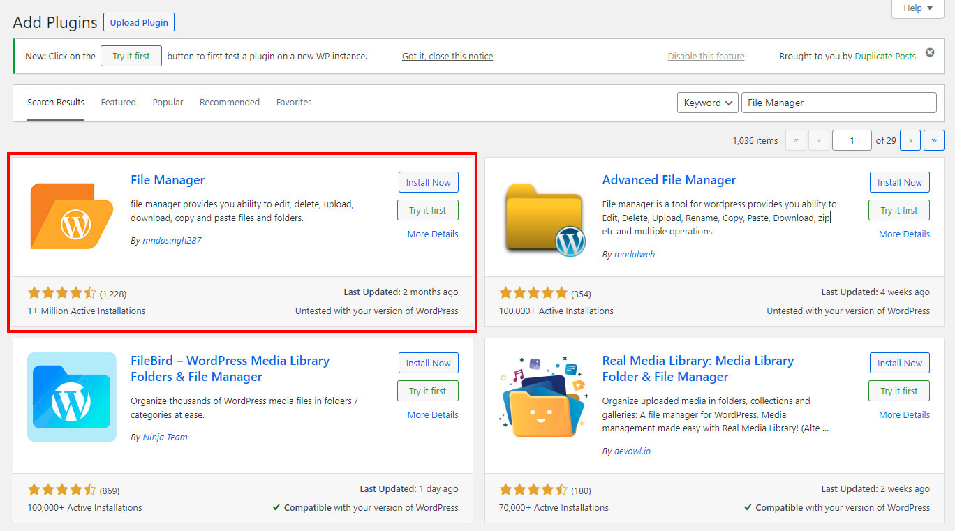 How To Set Up A File Manager In Wordpress