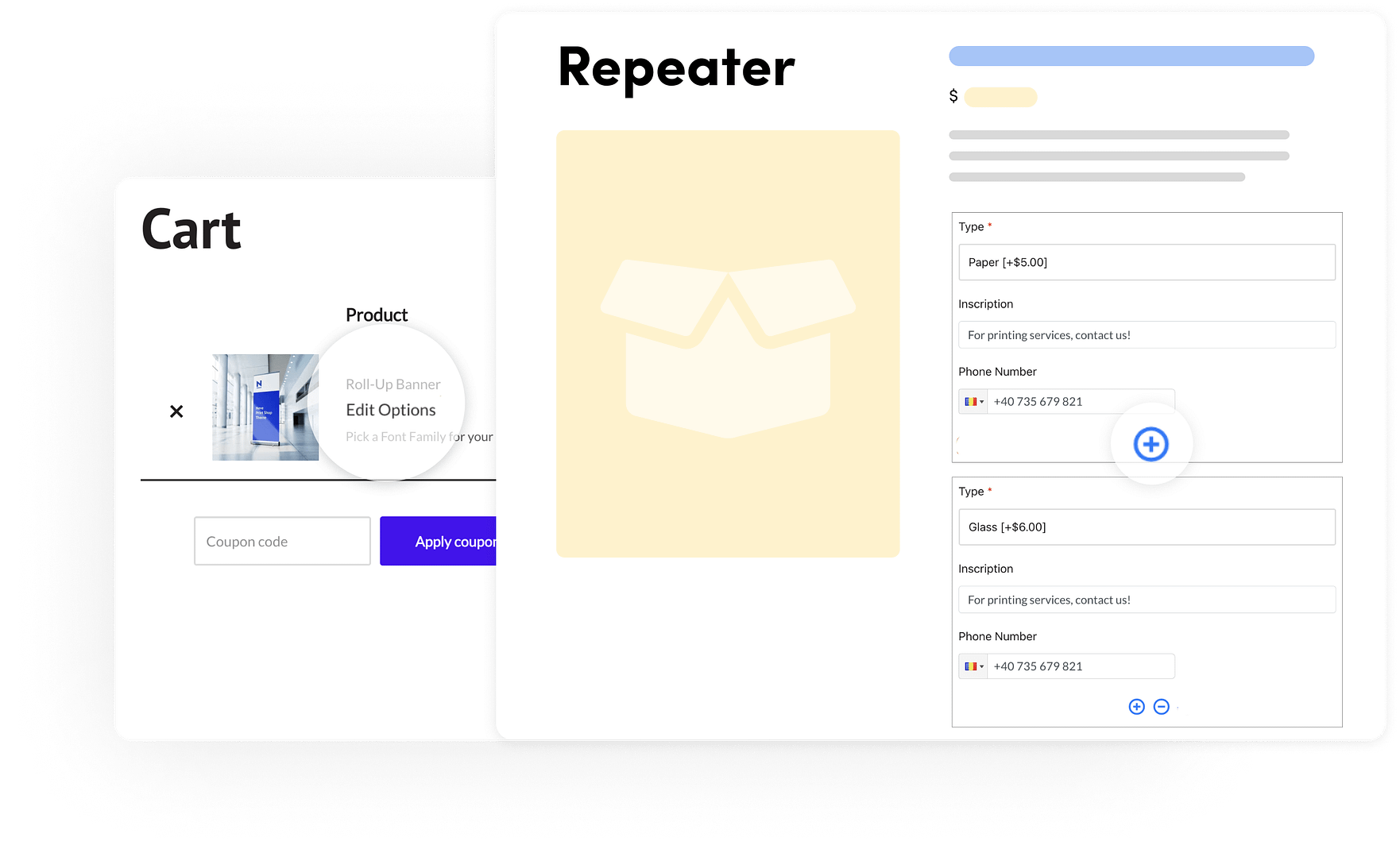 Personalized Product Fields Manager
