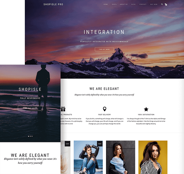 ShopIsle PRO - Modern WordPress theme for online shops @ ThemeIsle