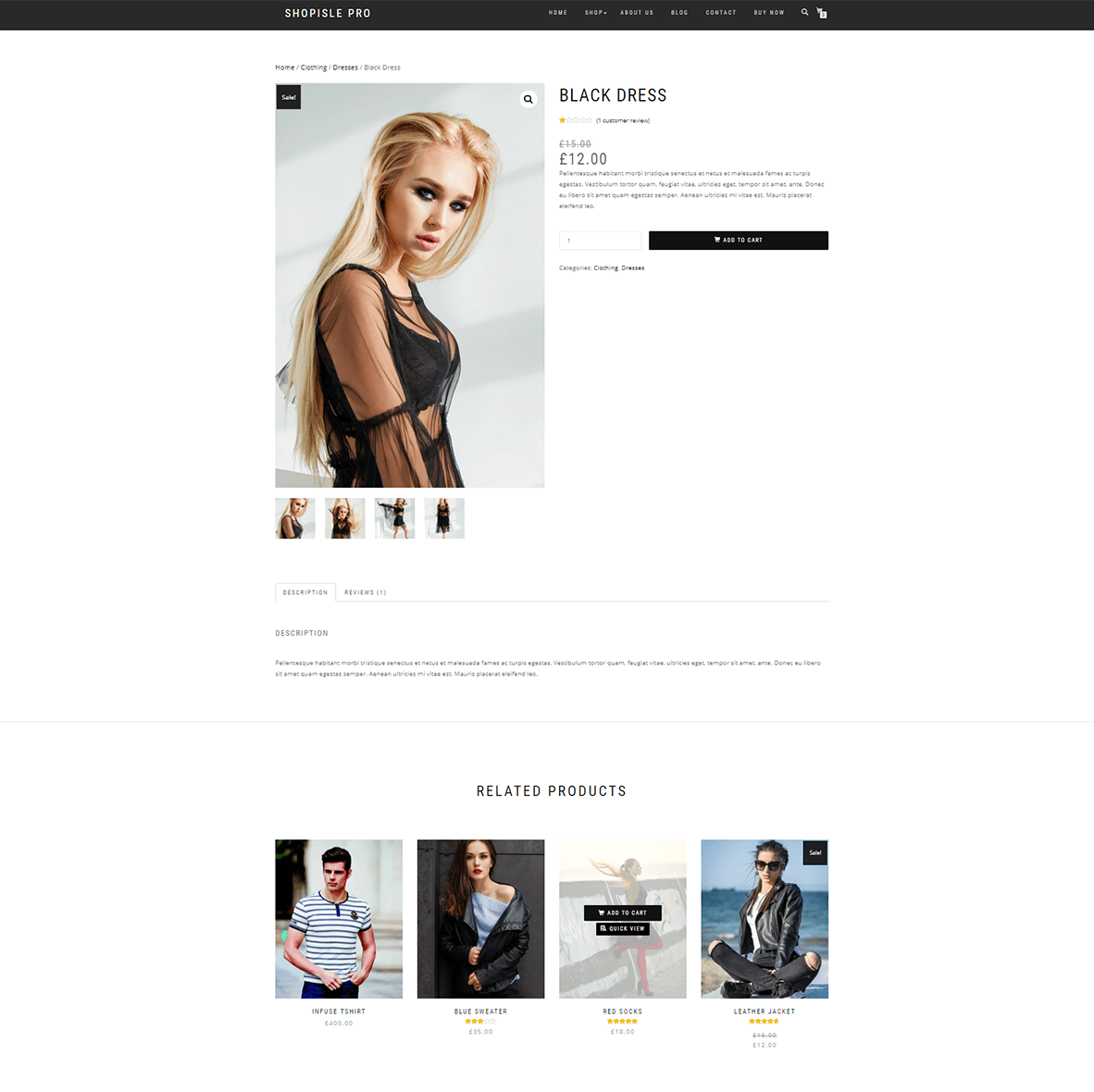 ShopIsle PRO - Modern WordPress theme for online shops @ ThemeIsle