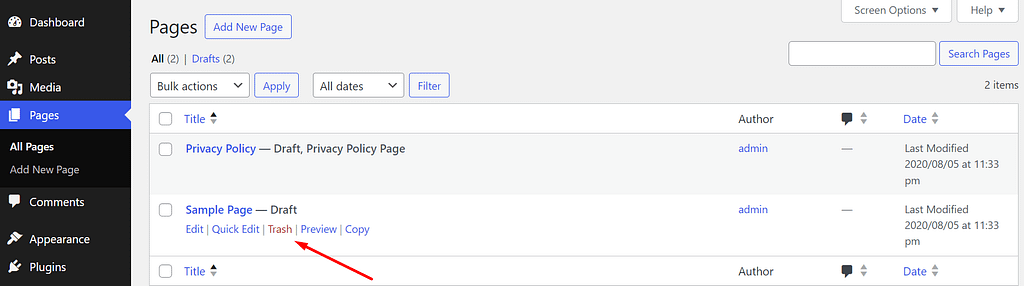 How to Unpublish a Page in WordPress (3 Methods)