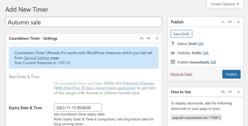 How to Easily Add a WordPress Countdown Timer to Your Website