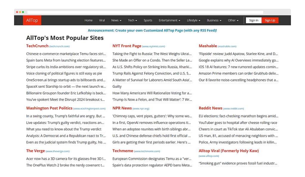 10 Great News Aggregator Websites You Should Check Out