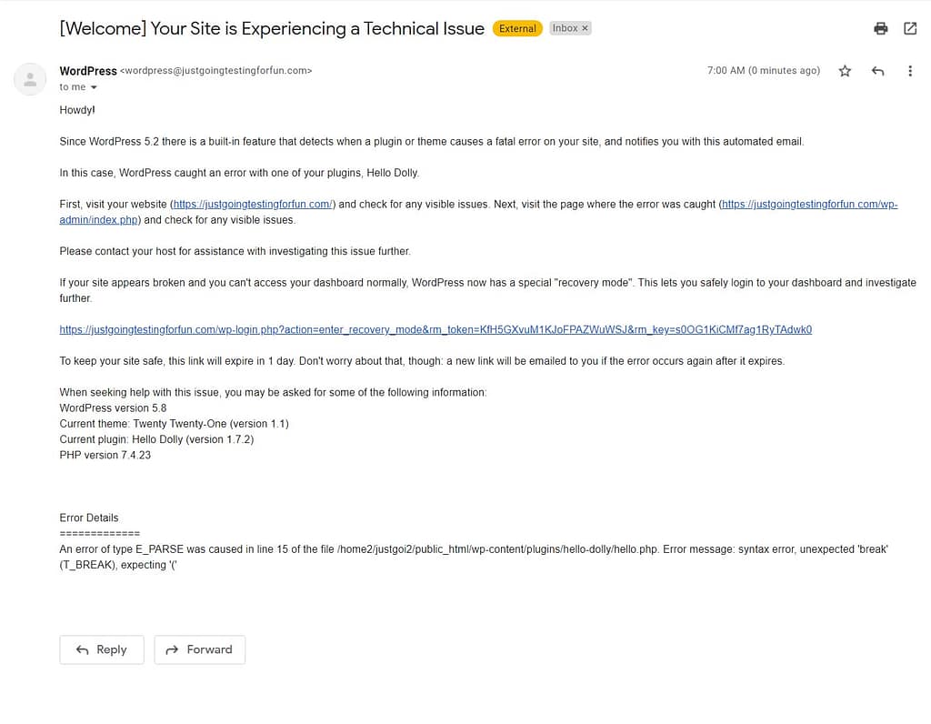 WordPress Recovery Mode: What Is It and How to Use It to Fix Your Site