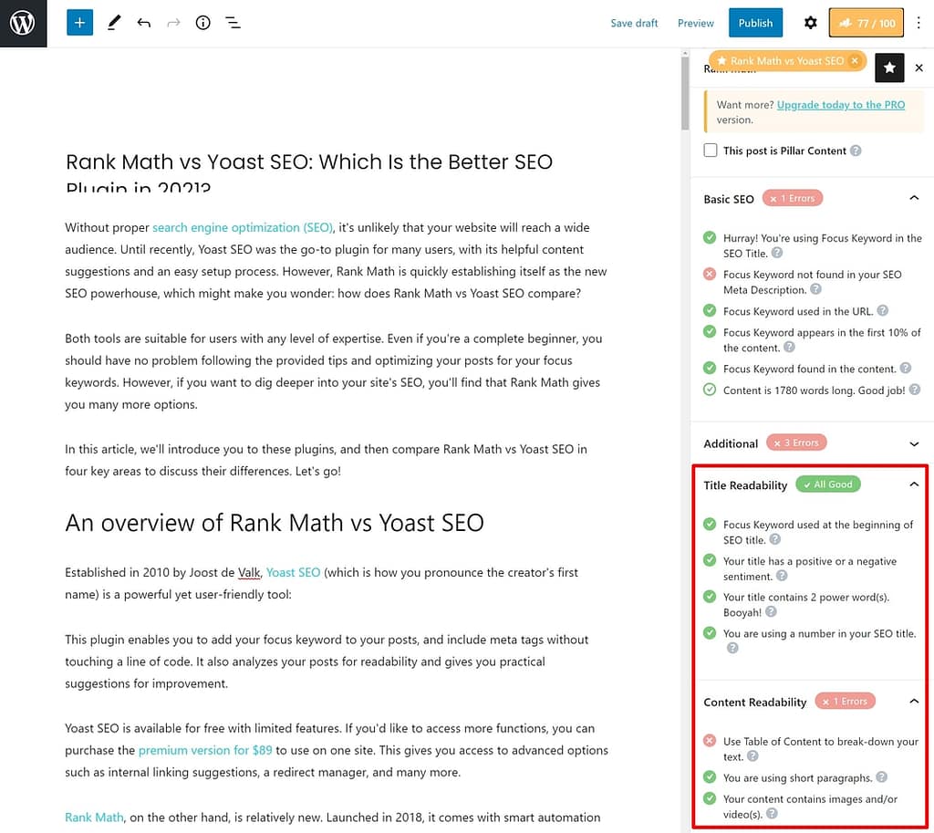 Rank Math vs Yoast SEO: Which Is the Better SEO Plugin?