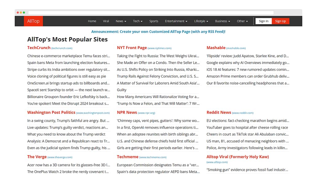 10 Great News Aggregator Websites You Should Check Out
