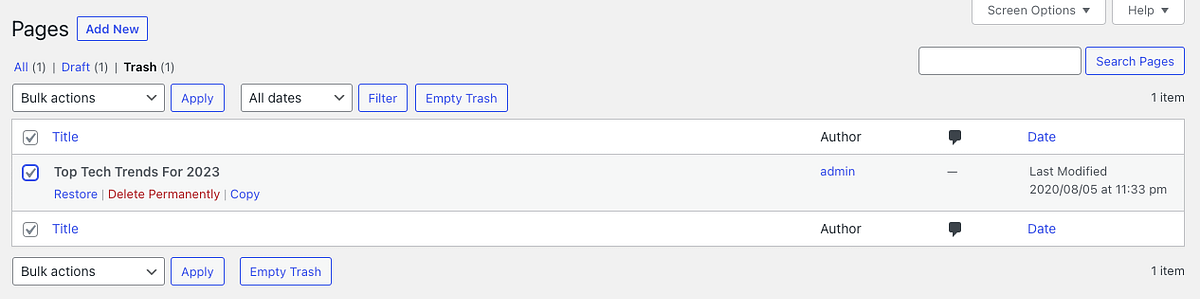 How to Unpublish a Page in WordPress (3 Methods)