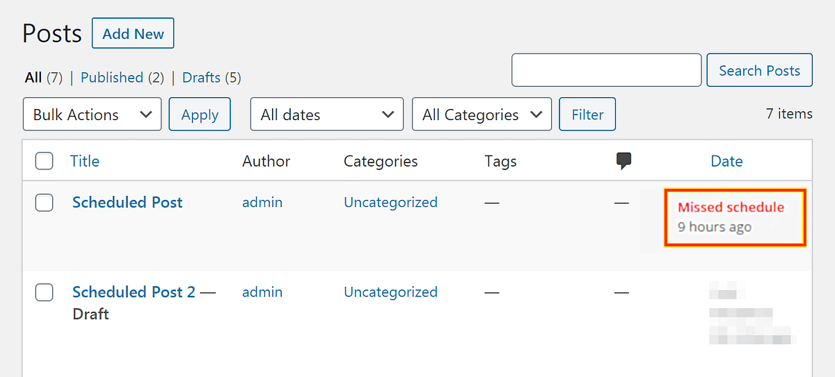 WordPress Missed Schedule Error: How to Fix It for Good (In 4 Steps)