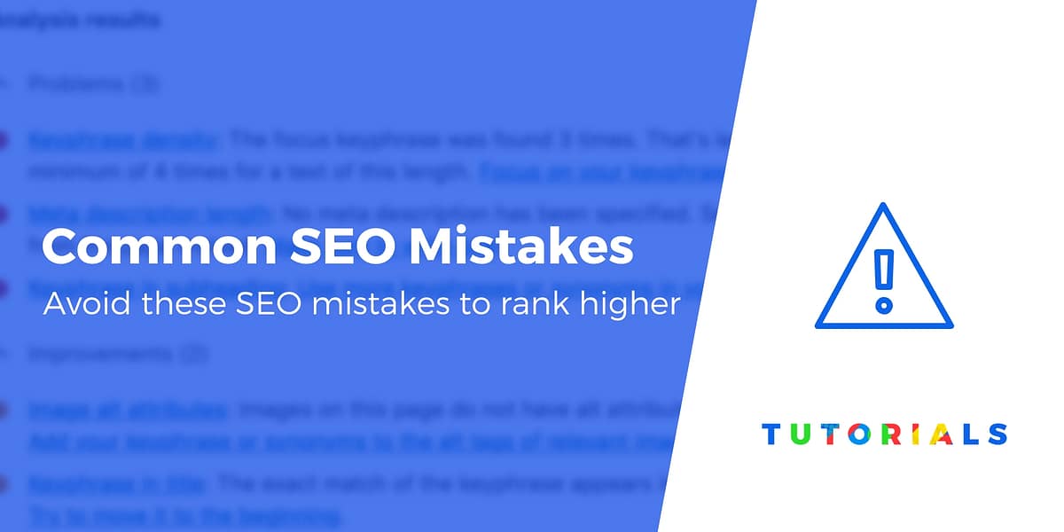 5 Common SEO Mistakes to Avoid When Using WordPress