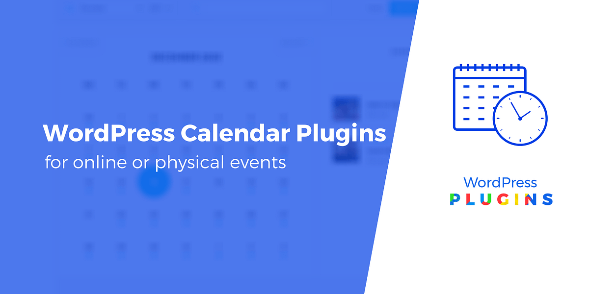 5 Best WordPress Calendar Plugins for Events and Bookings