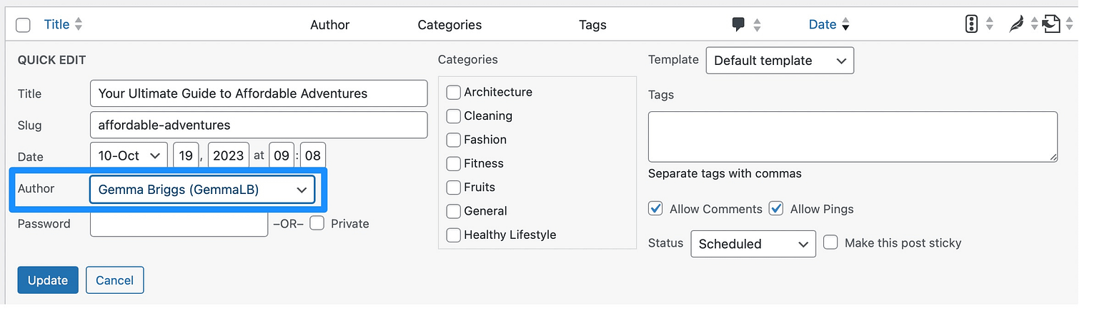 How to Change the Author in WordPress (5 Ways)