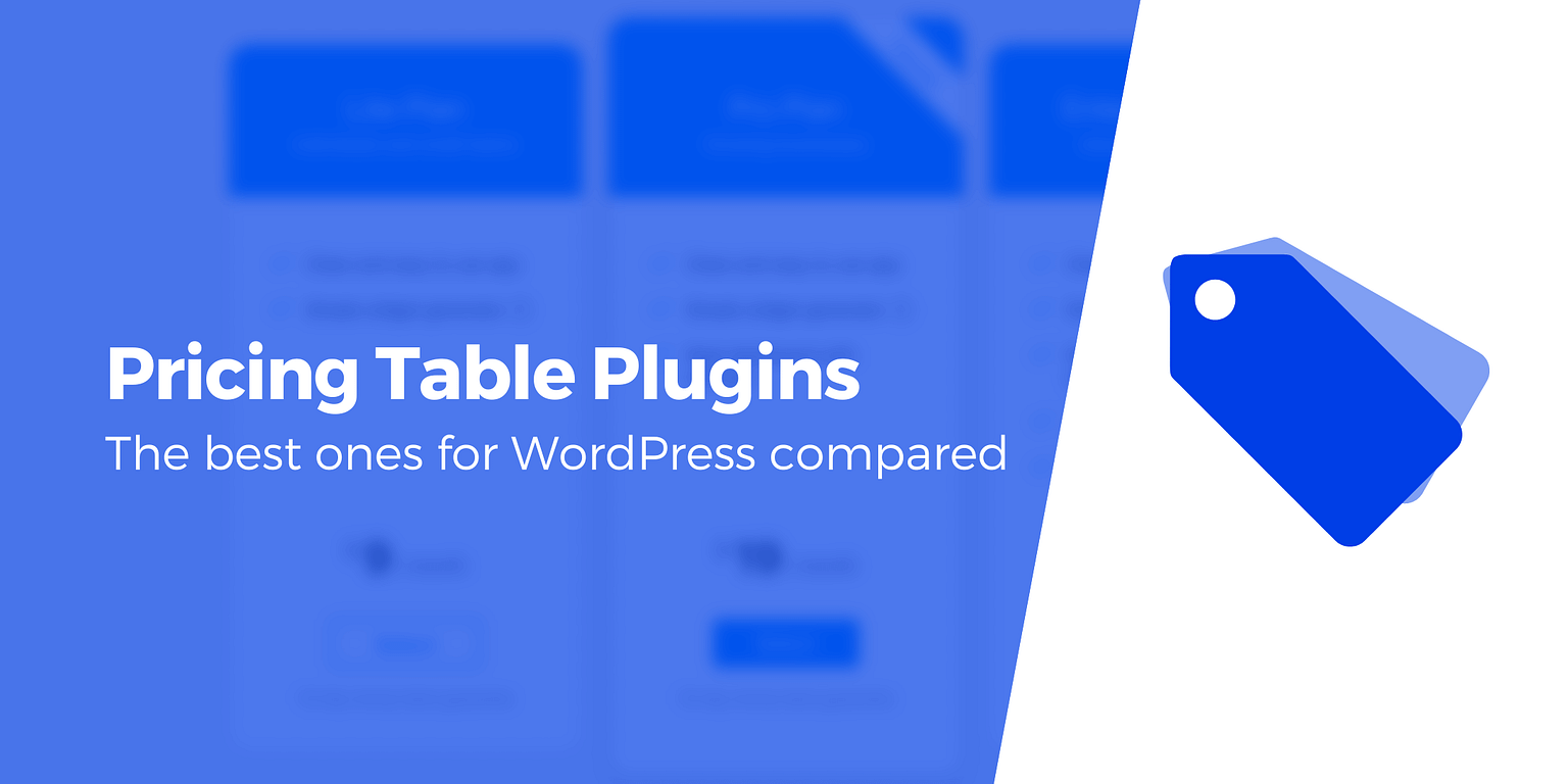 5 Best WordPress Pricing Table Plugins Compared for 2024