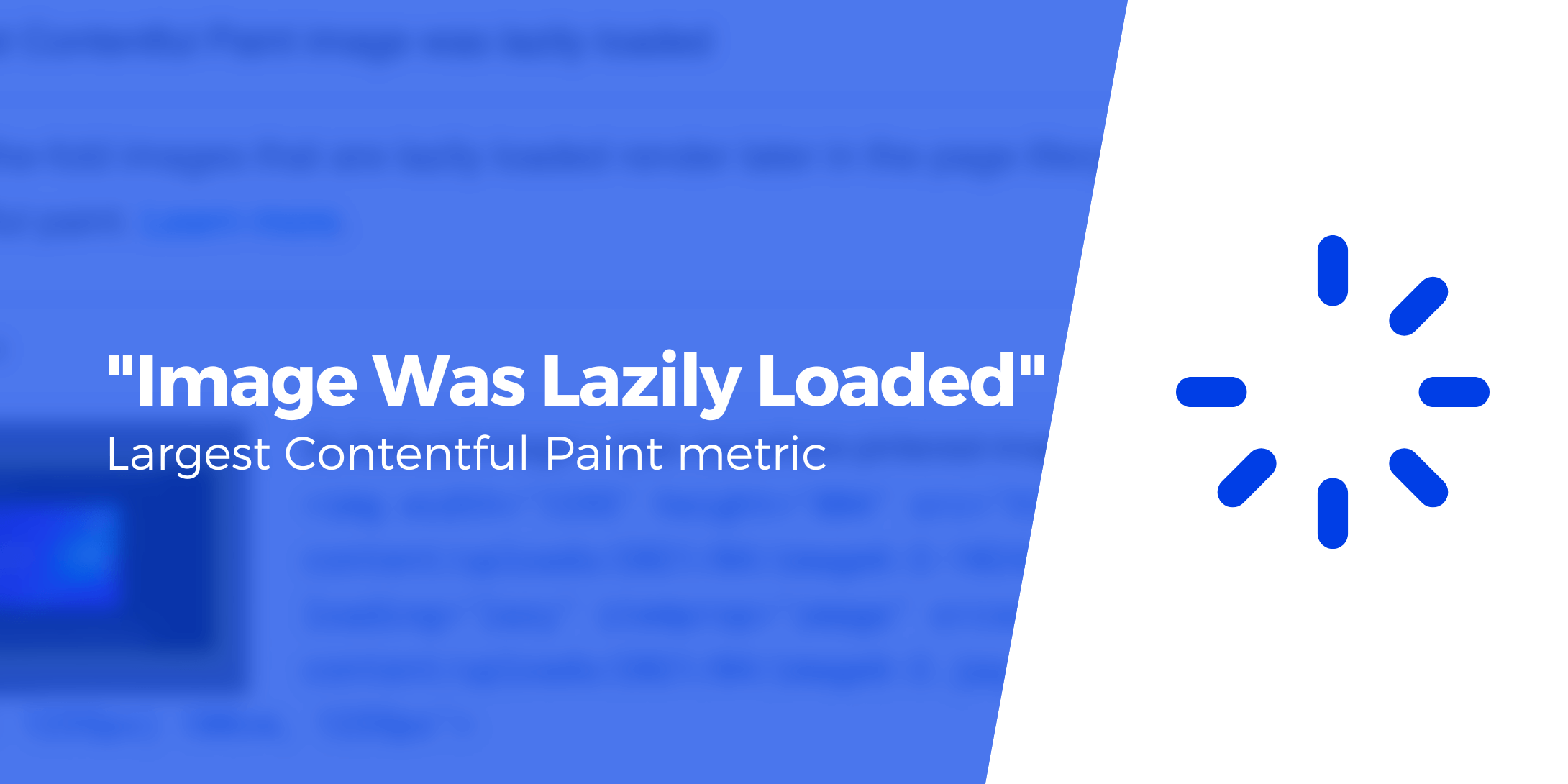 How to Fix Largest Contentful Paint Image Was Lazily Loaded