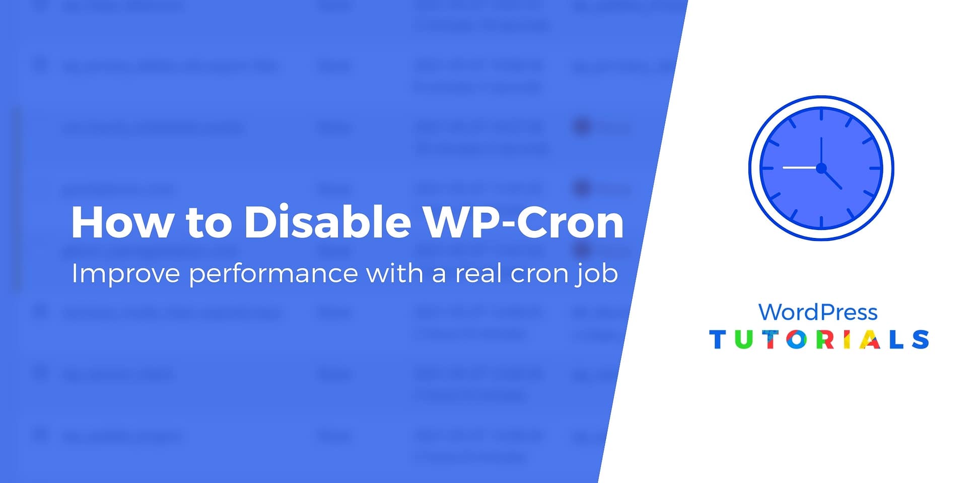 How To Disable Wp Cron In Wordpress And Use A Real Cron Job Instead 4342