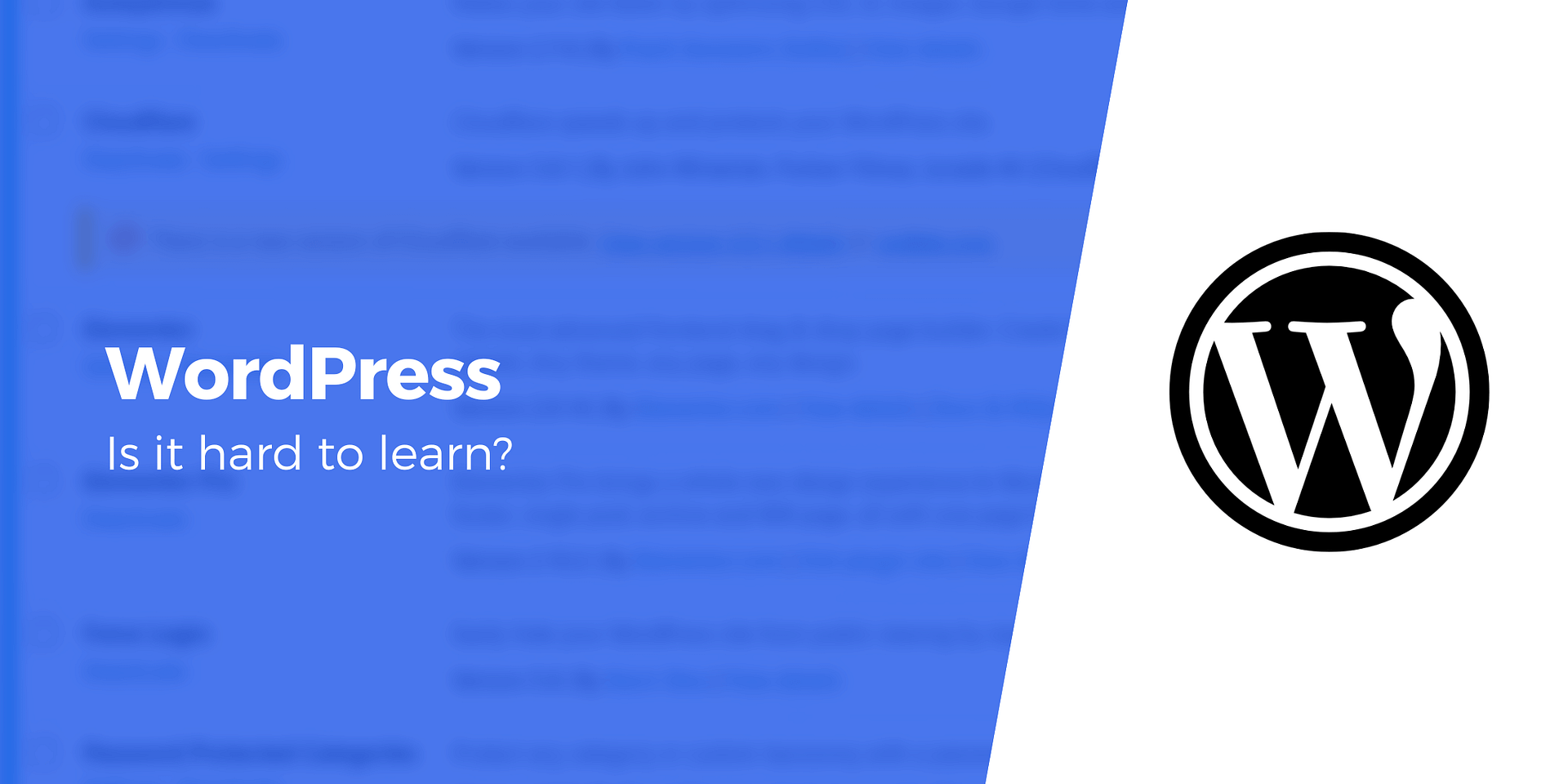 Is WordPress Hard to Learn?