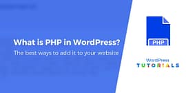 How to Add PHP in WordPress: 4 Easy Methods