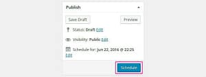 How to Schedule Upcoming Posts in WordPress