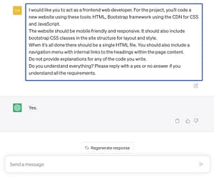 How to Use ChatGPT to Build a Website
