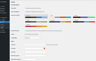 What Is WordPress User Profile Page?