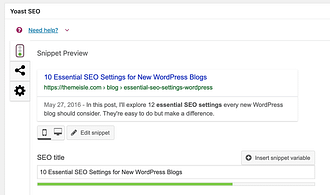 10+ Essential SEO Settings for New WordPress Blogs