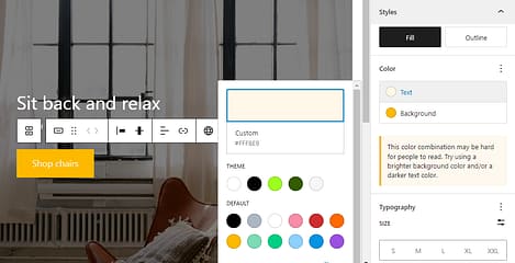 Fix “Background and Foreground Colors Sufficient Contrast Ratio”