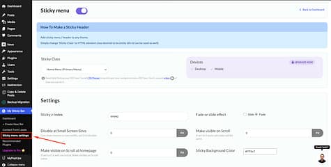 How to Create a Sticky Menu in WordPress (Step-by-Step Guide)