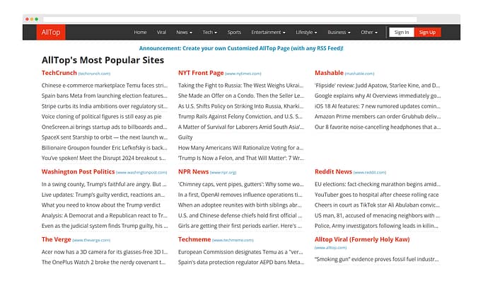 10 Great News Aggregator Websites You Should Check Out