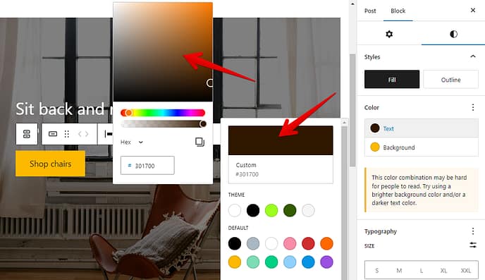 Fix “Background and Foreground Colors Sufficient Contrast Ratio”