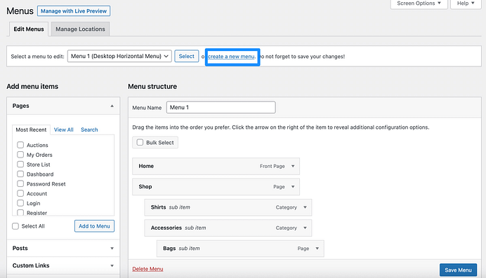 How to Edit a Menu on WordPress (4 Easy Ways)