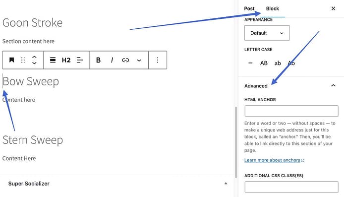 Anchor Links in WordPress: How to Use Them Correctly