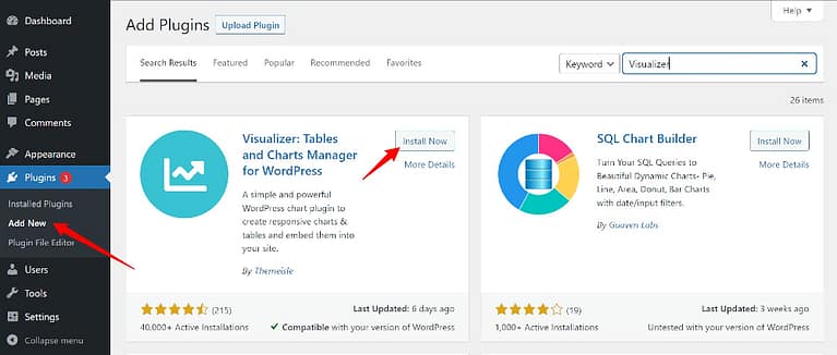 How to Create Charts in WordPress With a Free Plugin