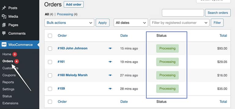 How To Export Woocommerce Orders As Csv Without A Plugin 