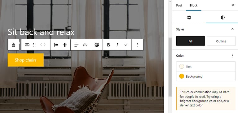 Fix “Background and Foreground Colors Sufficient Contrast Ratio”