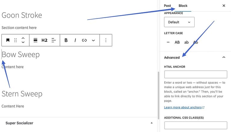 Anchor Links in WordPress: How to Use Them Correctly