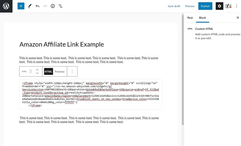How to Add Amazon Affiliate Links to WordPress (2 Methods)
