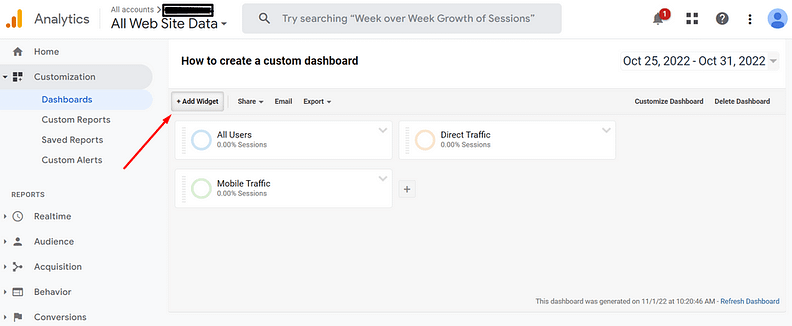 Why and How to Create Custom Google Analytics Dashboards