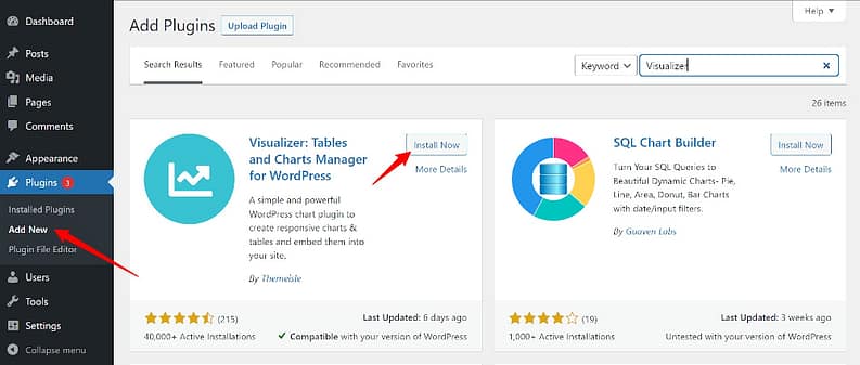How to Create Charts in WordPress With a Free Plugin