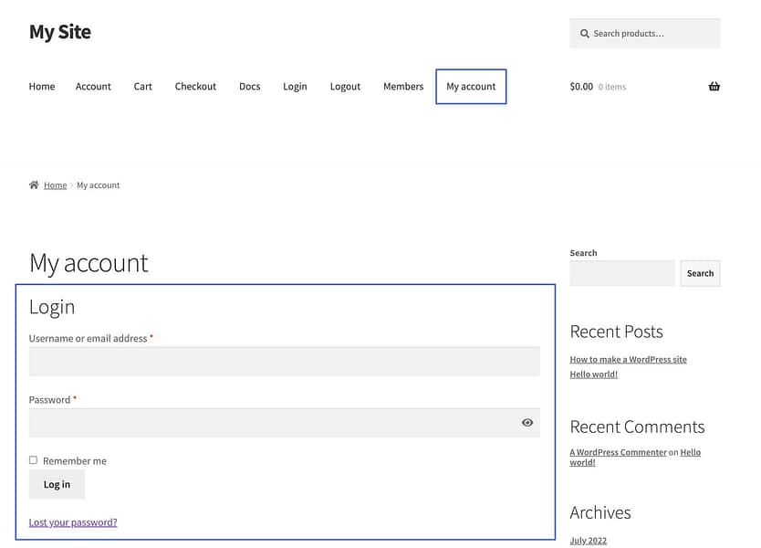 WooCommerce Login Page: How to Customize It (Full Tutorial)