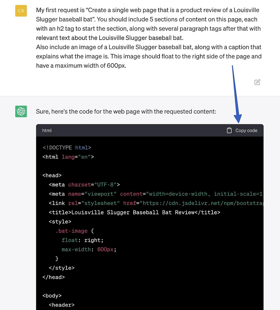 How to Use ChatGPT to Build a Website