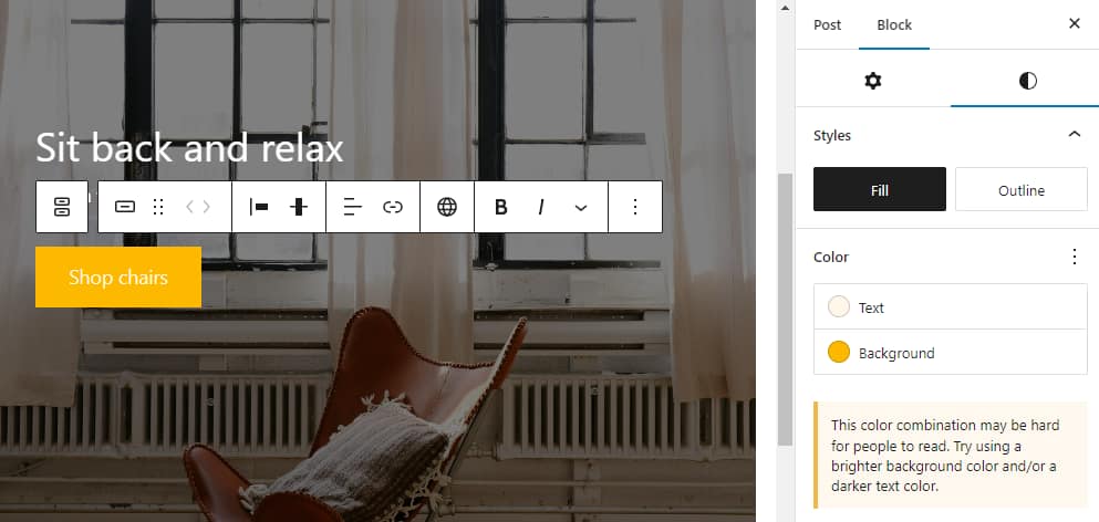 Fix “Background and Foreground Colors Sufficient Contrast Ratio”