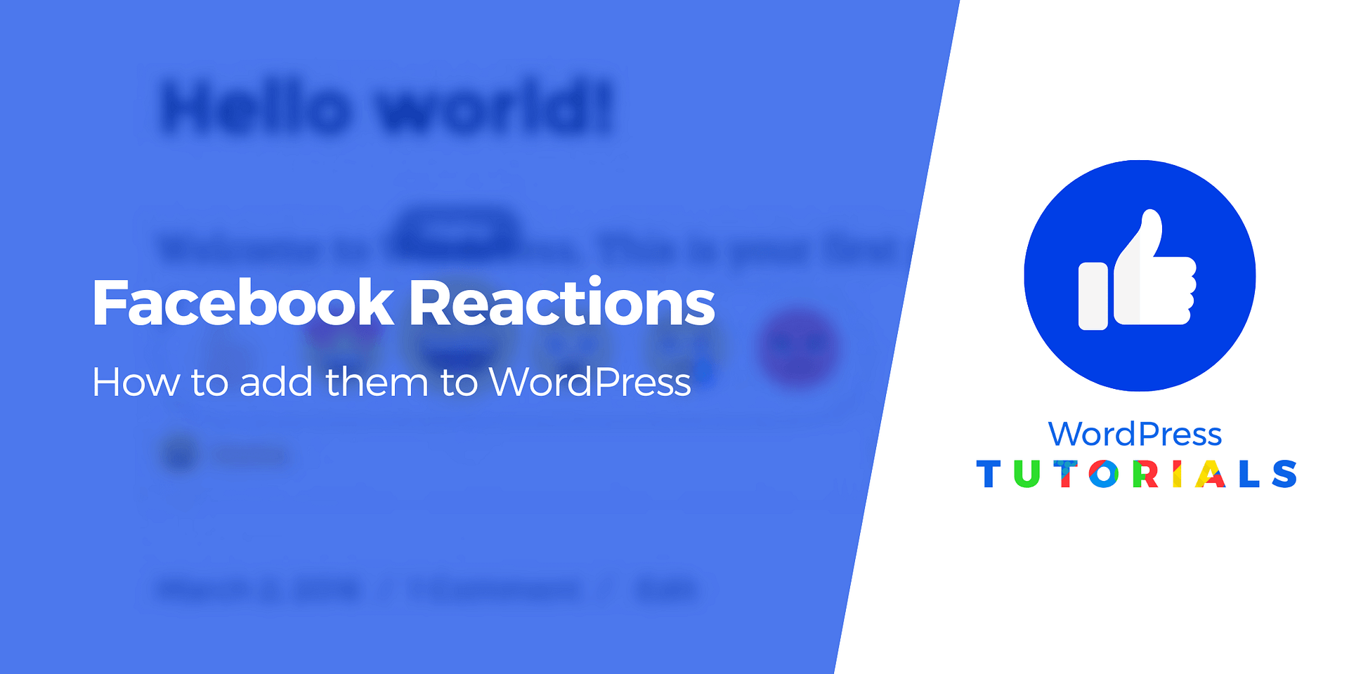 How to Add Facebook Reactions to WordPress