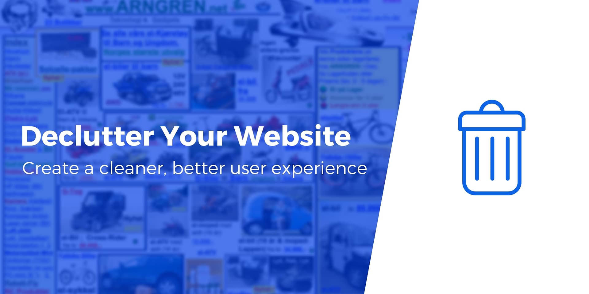 4 Tips to Remove Clutter From Website and Improve UX