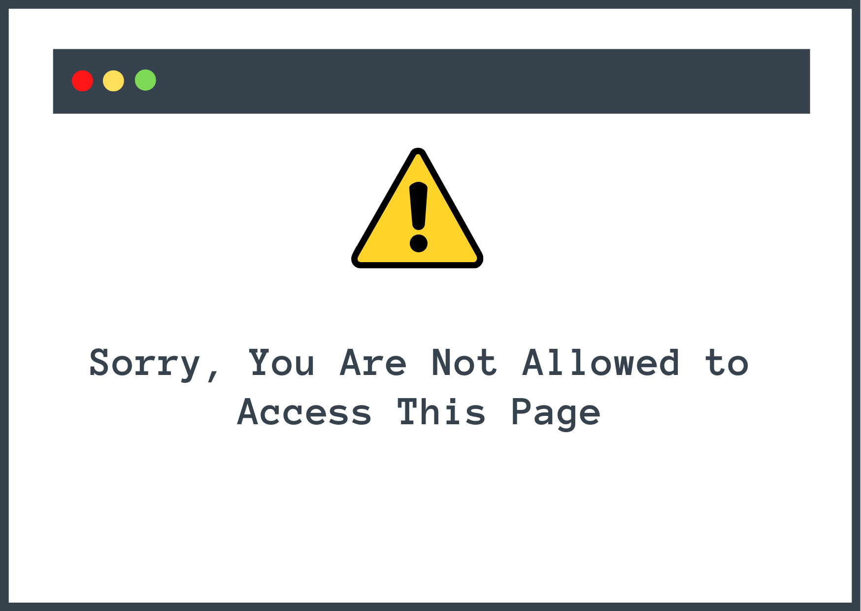 How to Fix “Sorry You Are Not Allowed to Access This Page” Error
