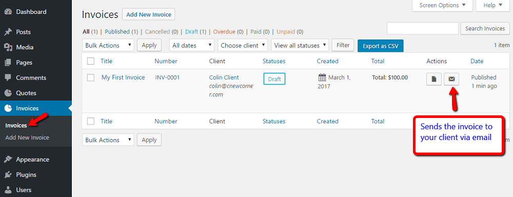WordPress Invoice Plugin - How to Use It to Bill Clients