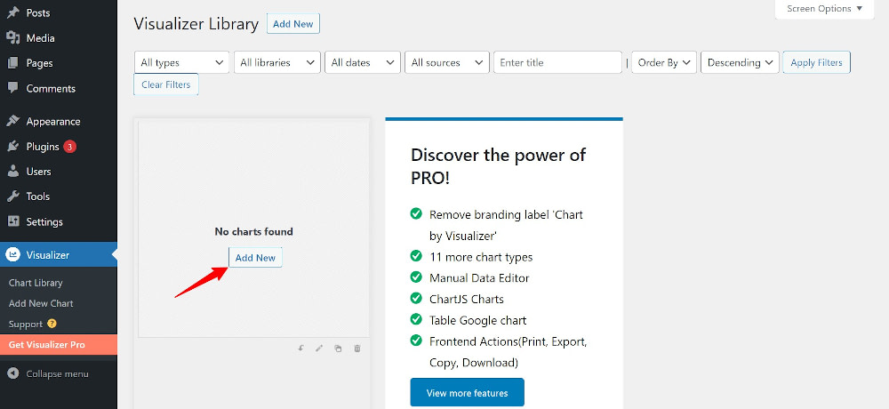 How to Create Charts in WordPress With a Free Plugin