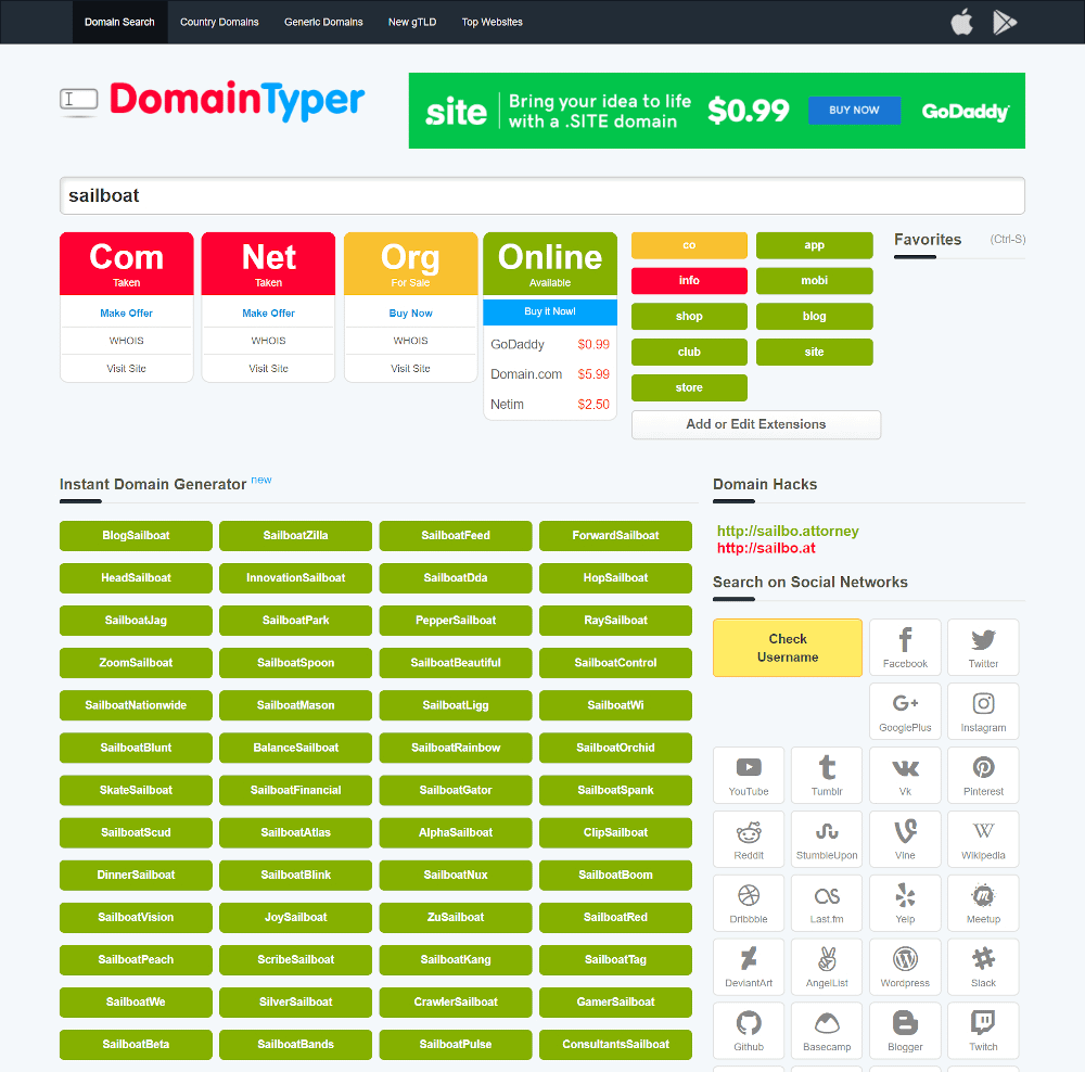 15 Best Domain Name Generators (Tested by Hand)