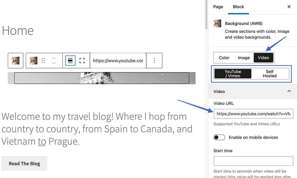 How to Add a Video Background to a WordPress Site
