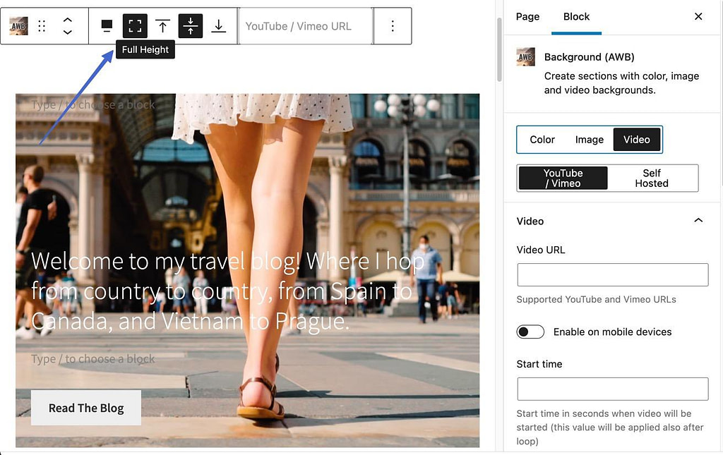 How to Add a Video Background to a WordPress Site