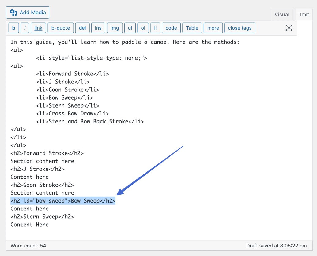 Anchor Links in WordPress: How to Use Them Correctly
