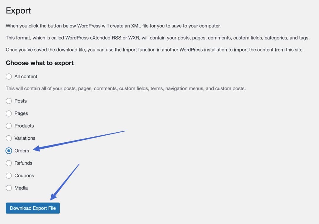 How To Export Woocommerce Orders As Csv Without A Plugin